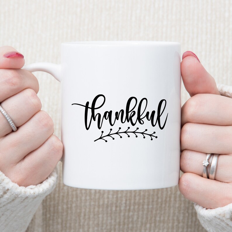 Thankful Svg Png Eps Pdf Files, Thanksgiving Svg, Hand Lettered Svg ...