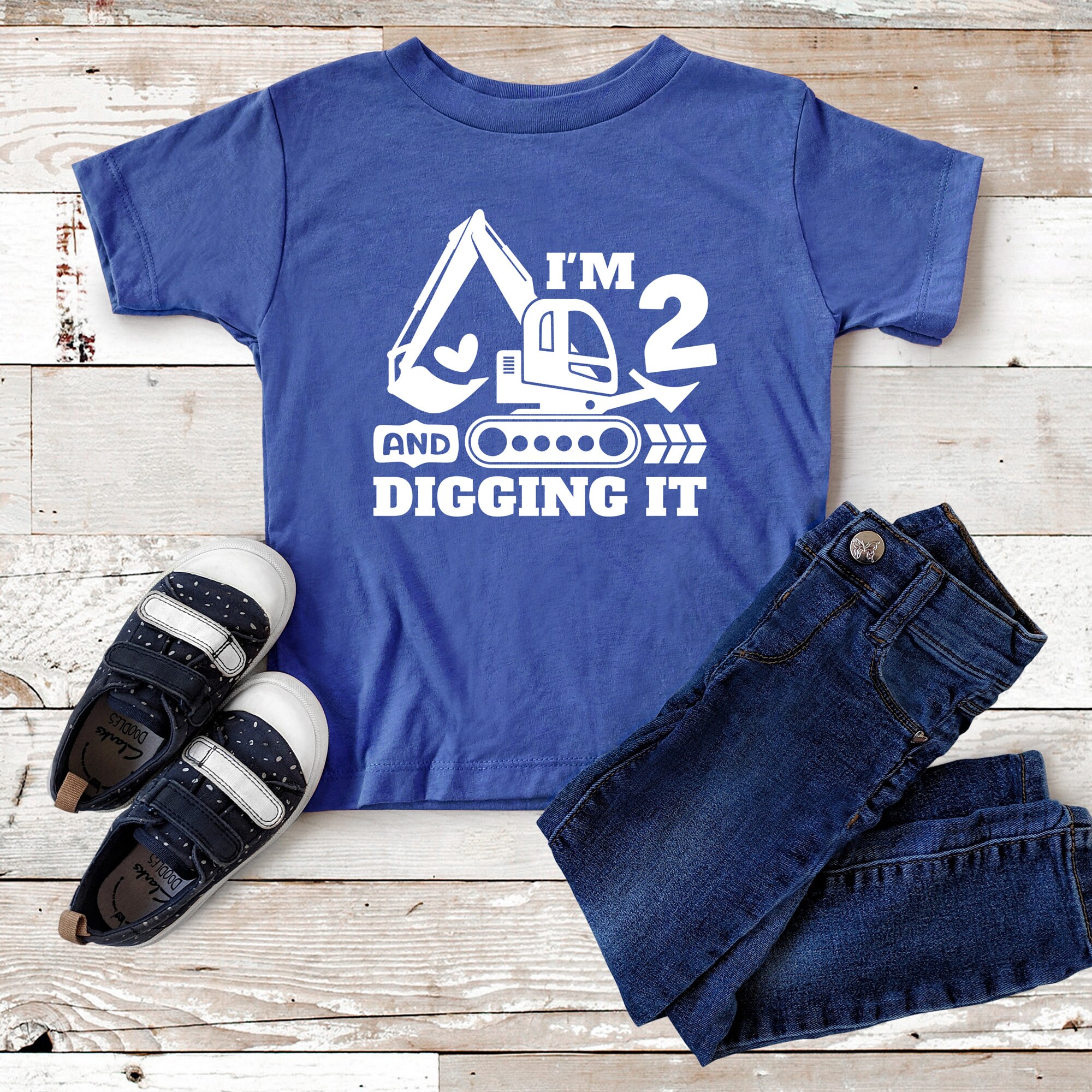 I'm 2 and Digging It Svg Png Eps Pdf Files Im 2 and - Etsy