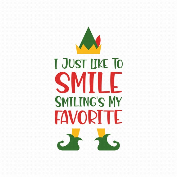 I Just Like To Smile Smiling's My Favorite Svg Png Eps Pdf | Etsy