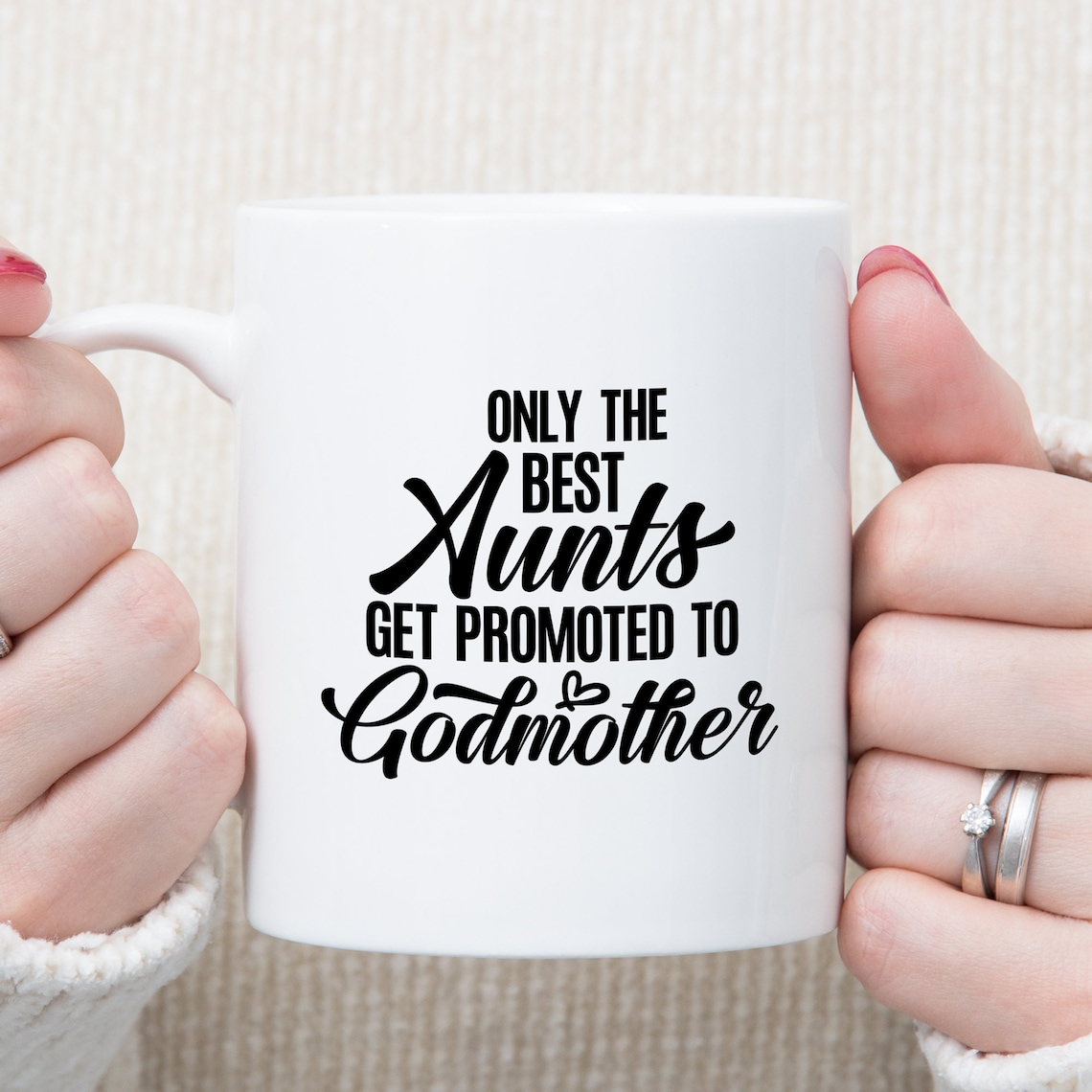 Only the Best Aunts Get Promoted to Godmother Svg Png Eps | Etsy