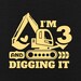 I'm 3 and Digging It Svg, Png, Eps, Pdf Files, Im 3 and Digging It Svg ...