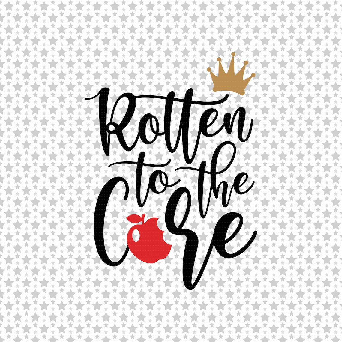 Rotten to the Core Svg Png Eps Pdf Files the Descendants - Etsy