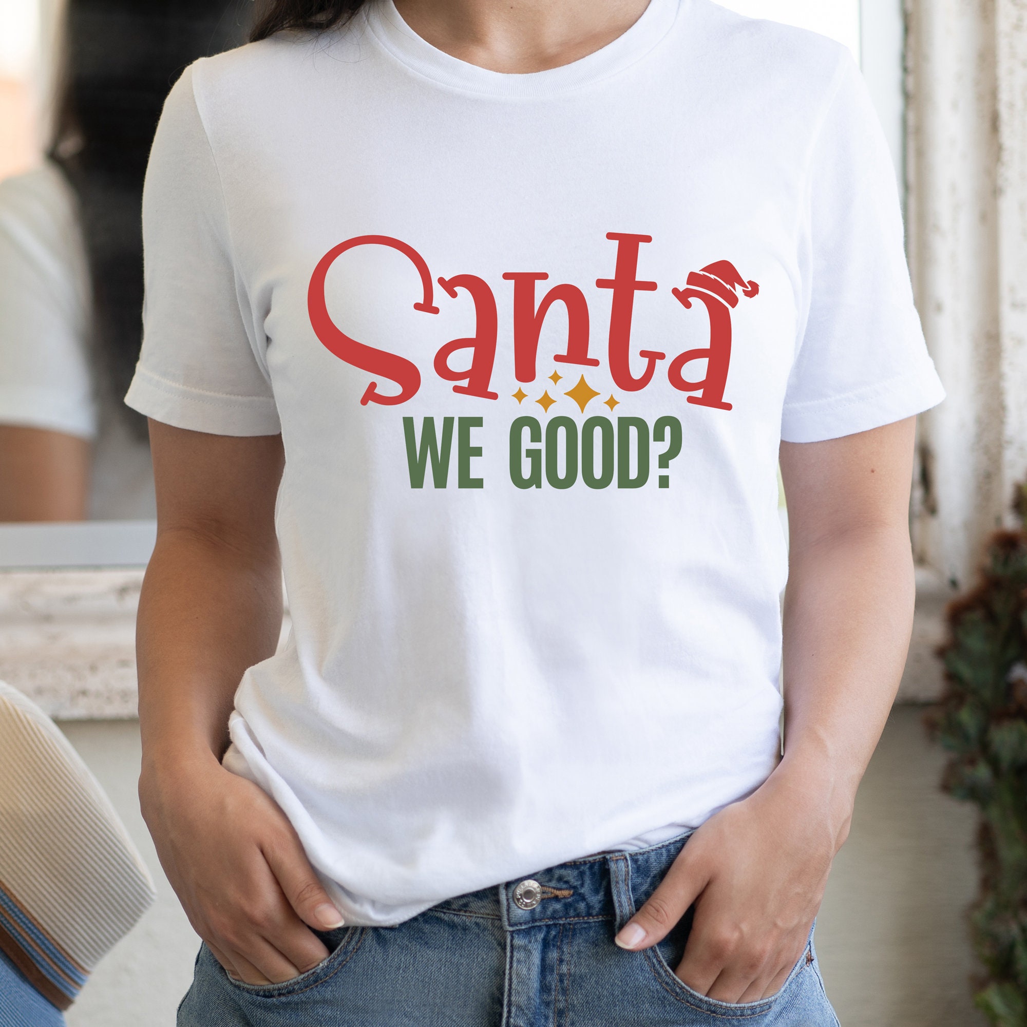 Santa We Good Svg, Png, Eps, Pdf Files, Dear Santa We Good, Santas ...