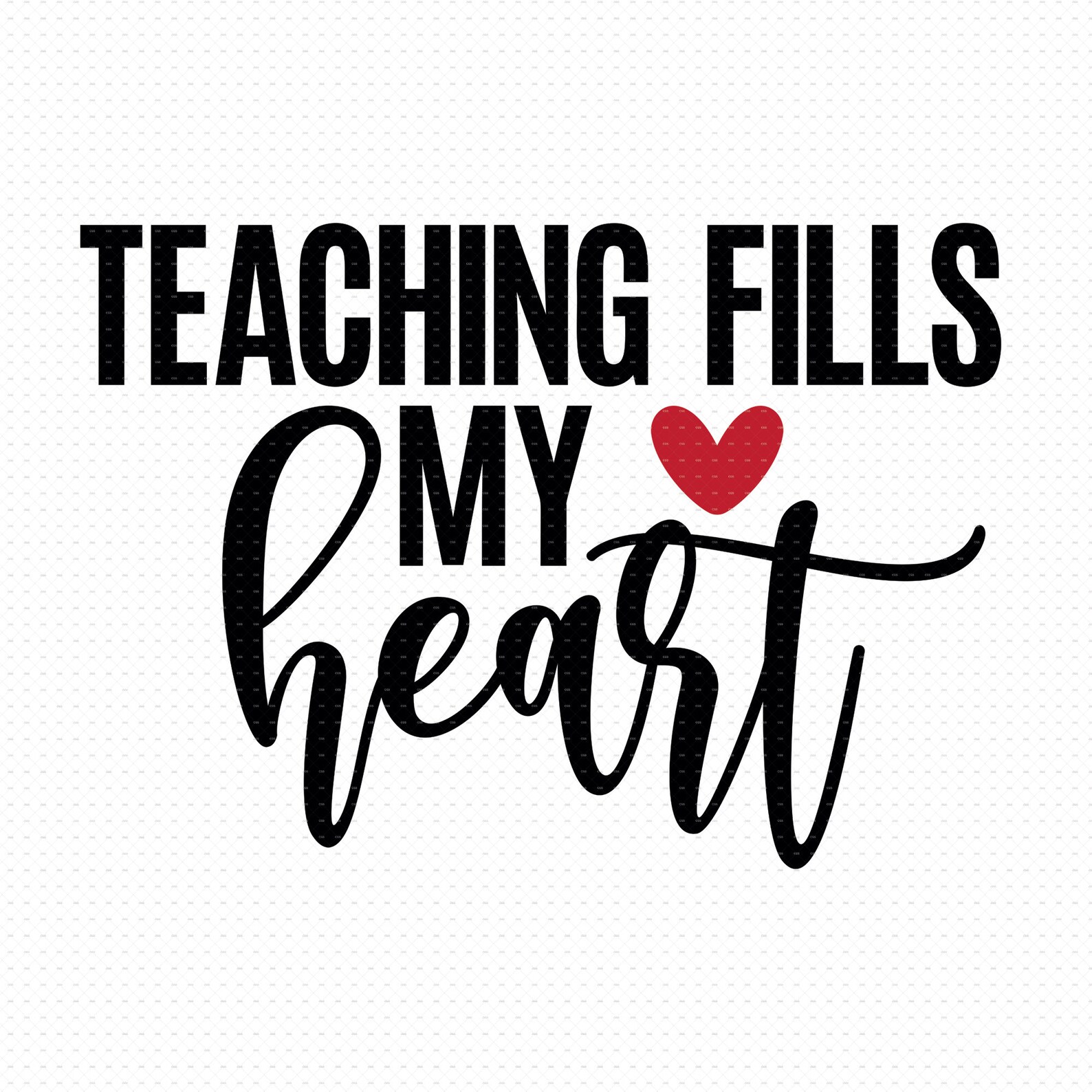 Teaching Fills My Heart Svg Png Eps Pdf Files Teaching - Etsy