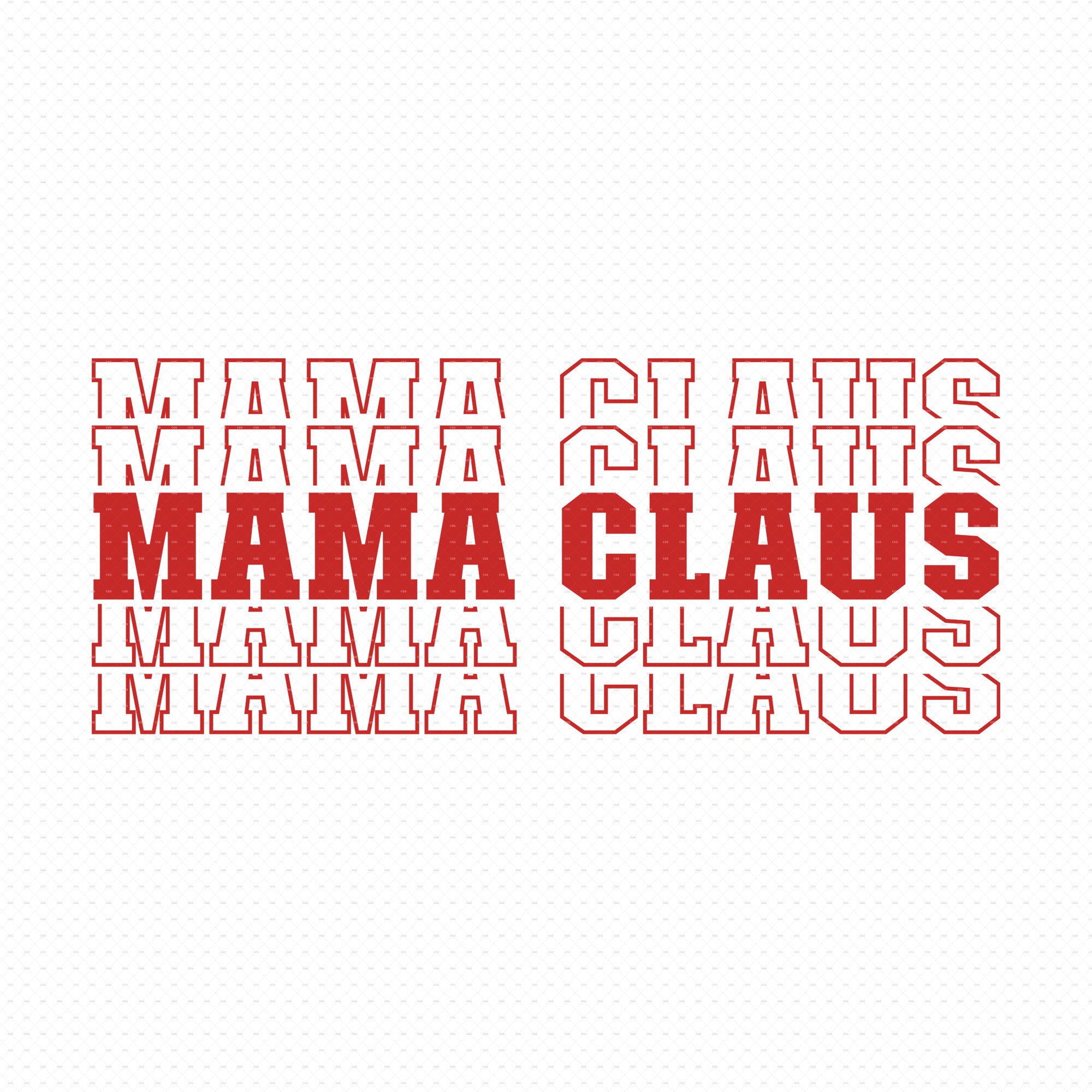 Mama Claus Svg, Png, Eps, Pdf Files, Mama Claus Png, Claus Svg, Santa ...
