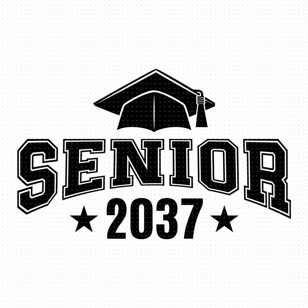 Senior 2037 SVG Cut File: Graduation Class Design (digital Download) - Etsy