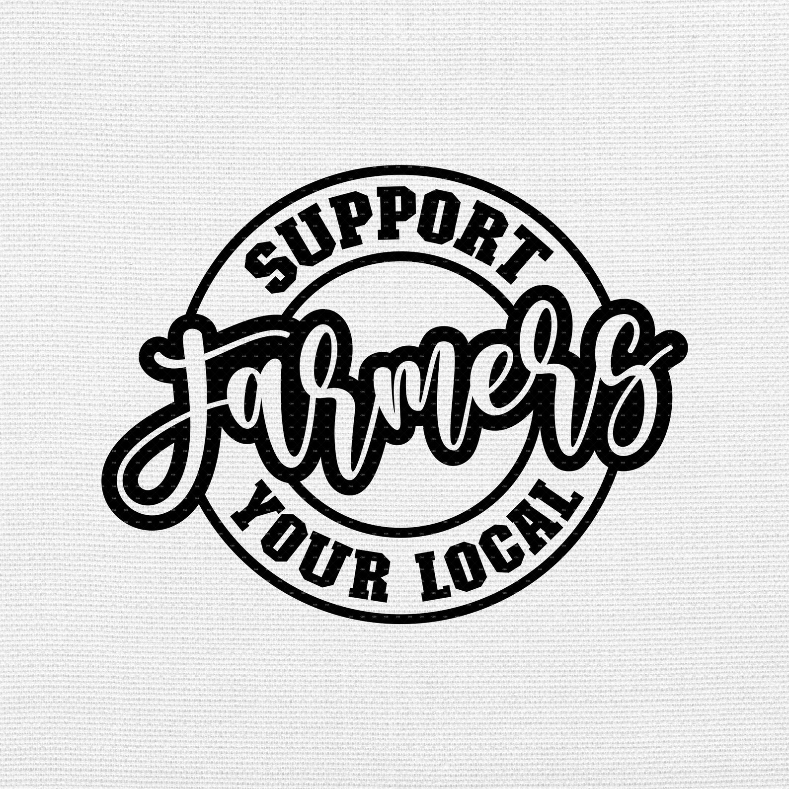 Support Your Local Farmers Svg Png Eps Pdf Files Support - Etsy