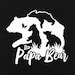 Papa Bear Svg Png Eps Pdf Files, Three Cubs Svg, Bear Papa Svg, Papa ...