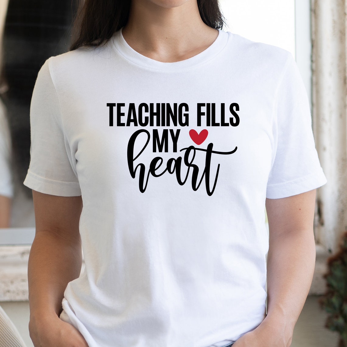 Teaching Fills My Heart Svg Png Eps Pdf Files Teaching - Etsy