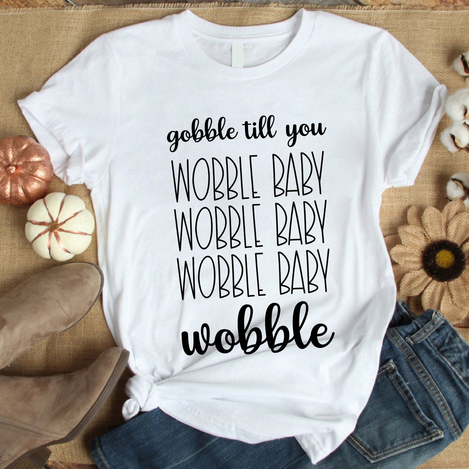 Gobble Till You Wobble Baby Svg Png Eps Pdf Files Gobble Til - Etsy