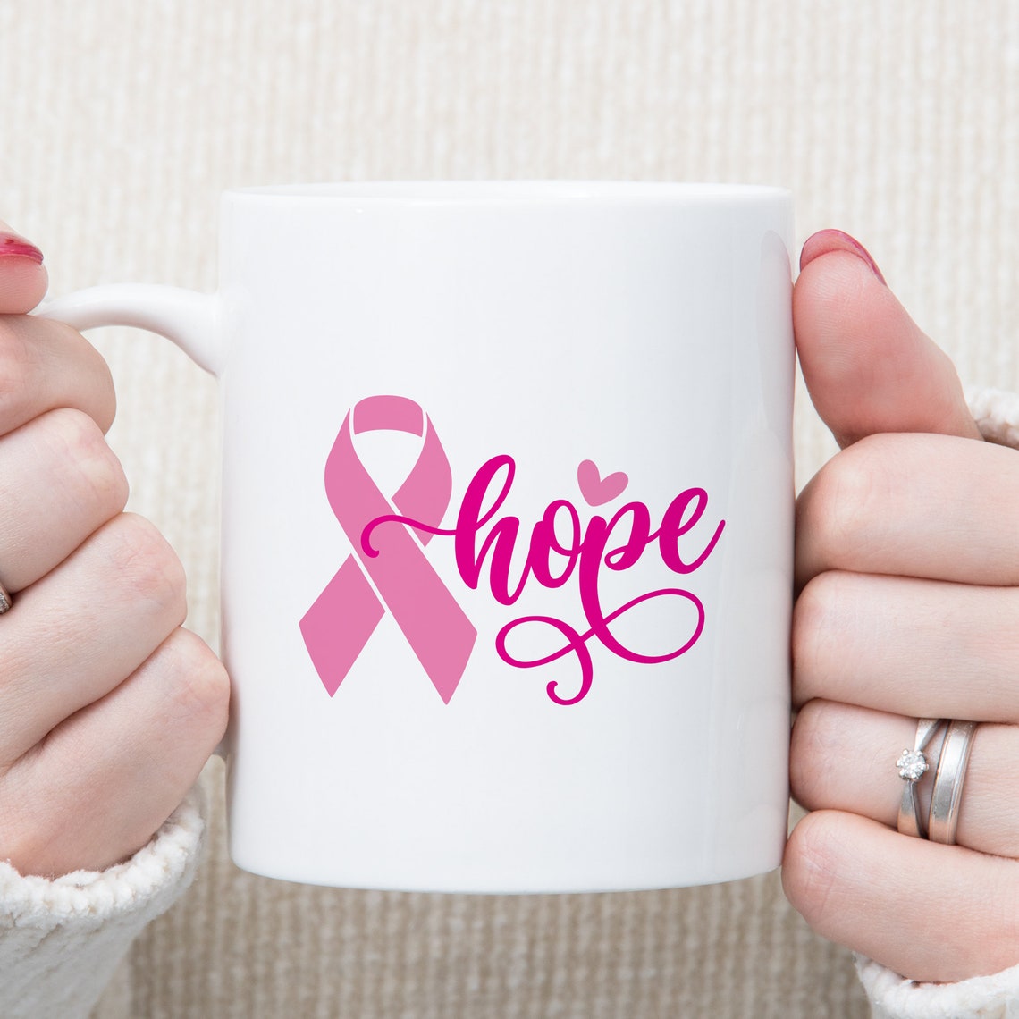 Hope Svg Png Eps Pdf Cancer Hope Svg Breast Cancer Svg - Etsy