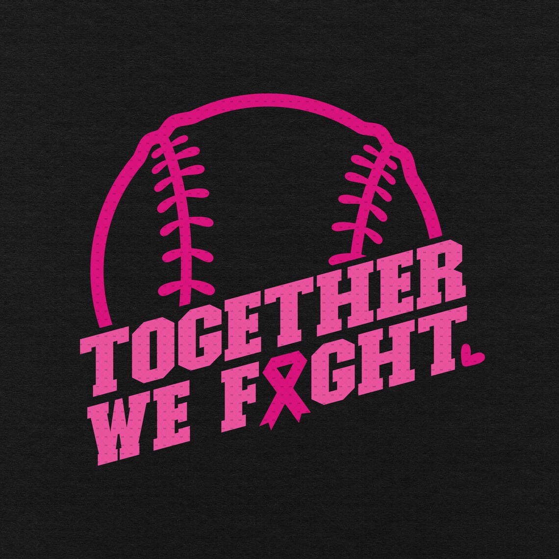 Softball Breast Cancer Svg Png Eps Pdf Files Baseball - Etsy