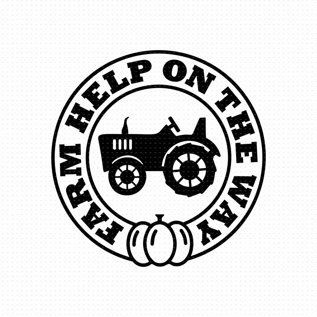Farm Help on the Way Svg, Png, Eps, Pdf Files, Farm Baby Announcement ...