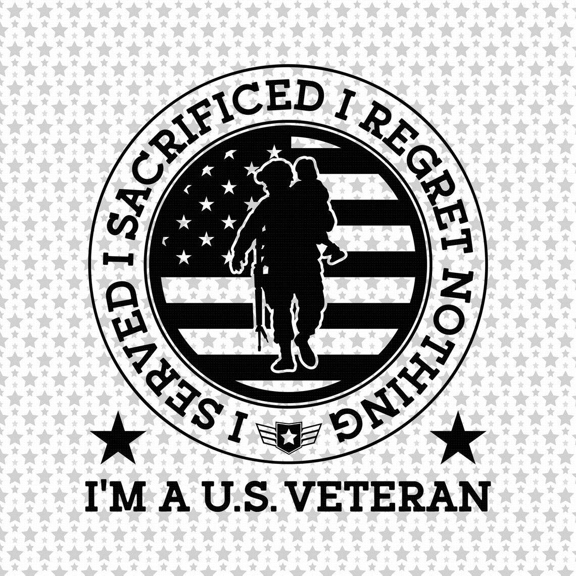 Veterans Day Svg Png Eps Pdf Files Memorial Day Svg Soldier - Etsy