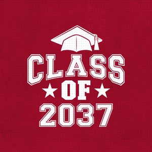 Class of 2037 SVG: Graduation Design (digital Download) - Etsy