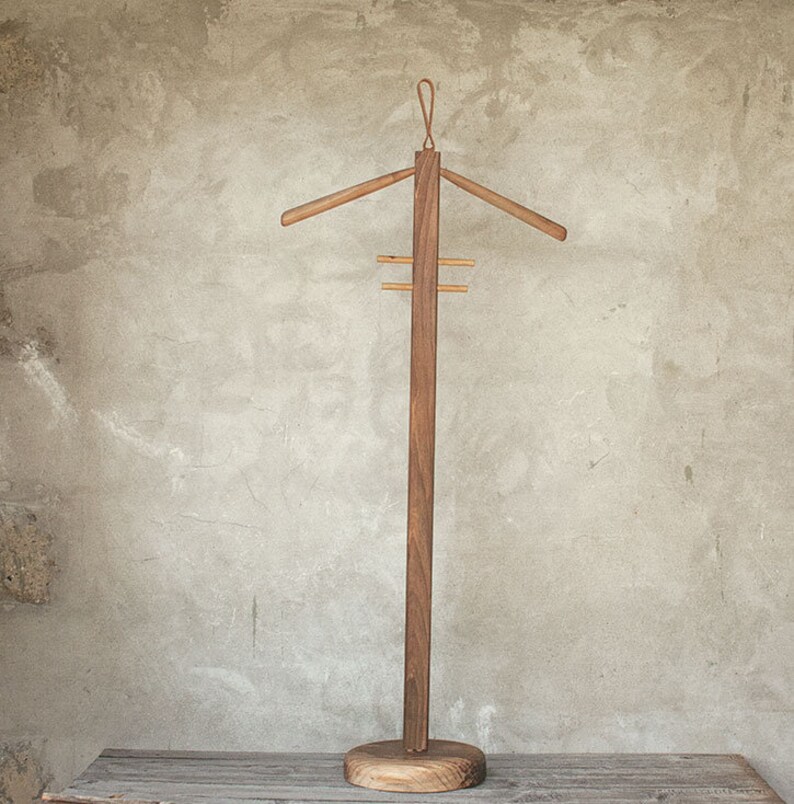 Wooden Wardrobe Stand Modern Suit Rack Clothes Rack Suit - Etsy Canada