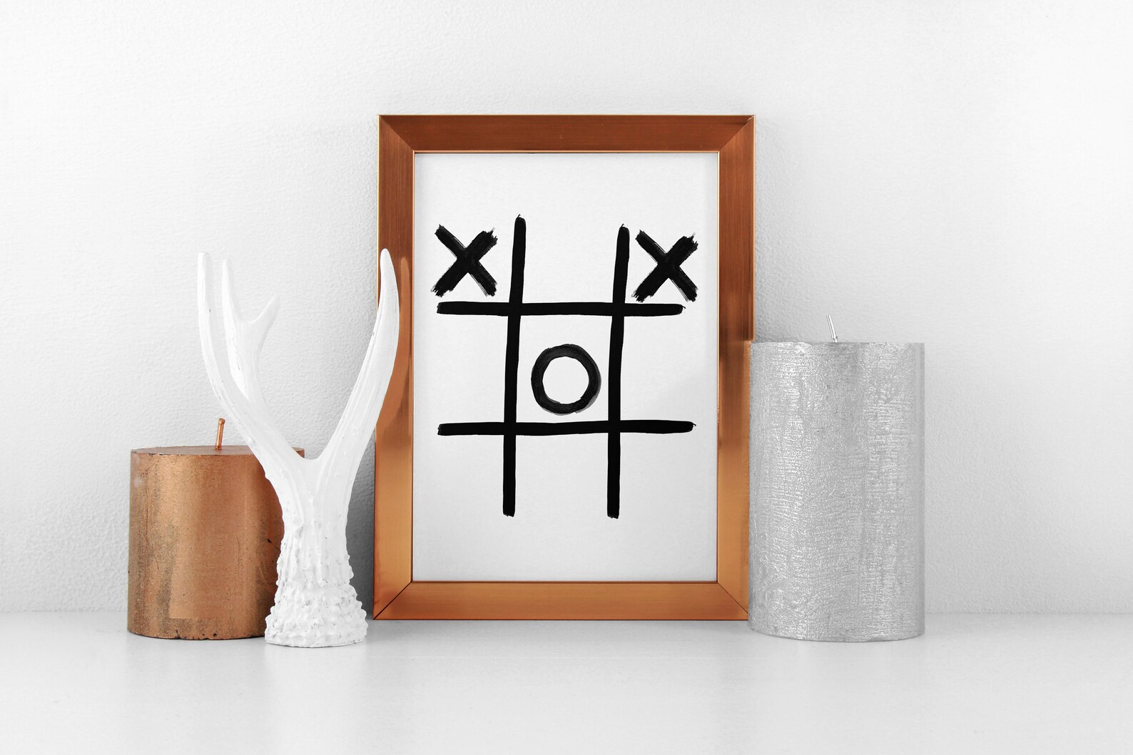 Abstract Wall ArtXO Prints tic tac toe Printable Wall Art | Etsy