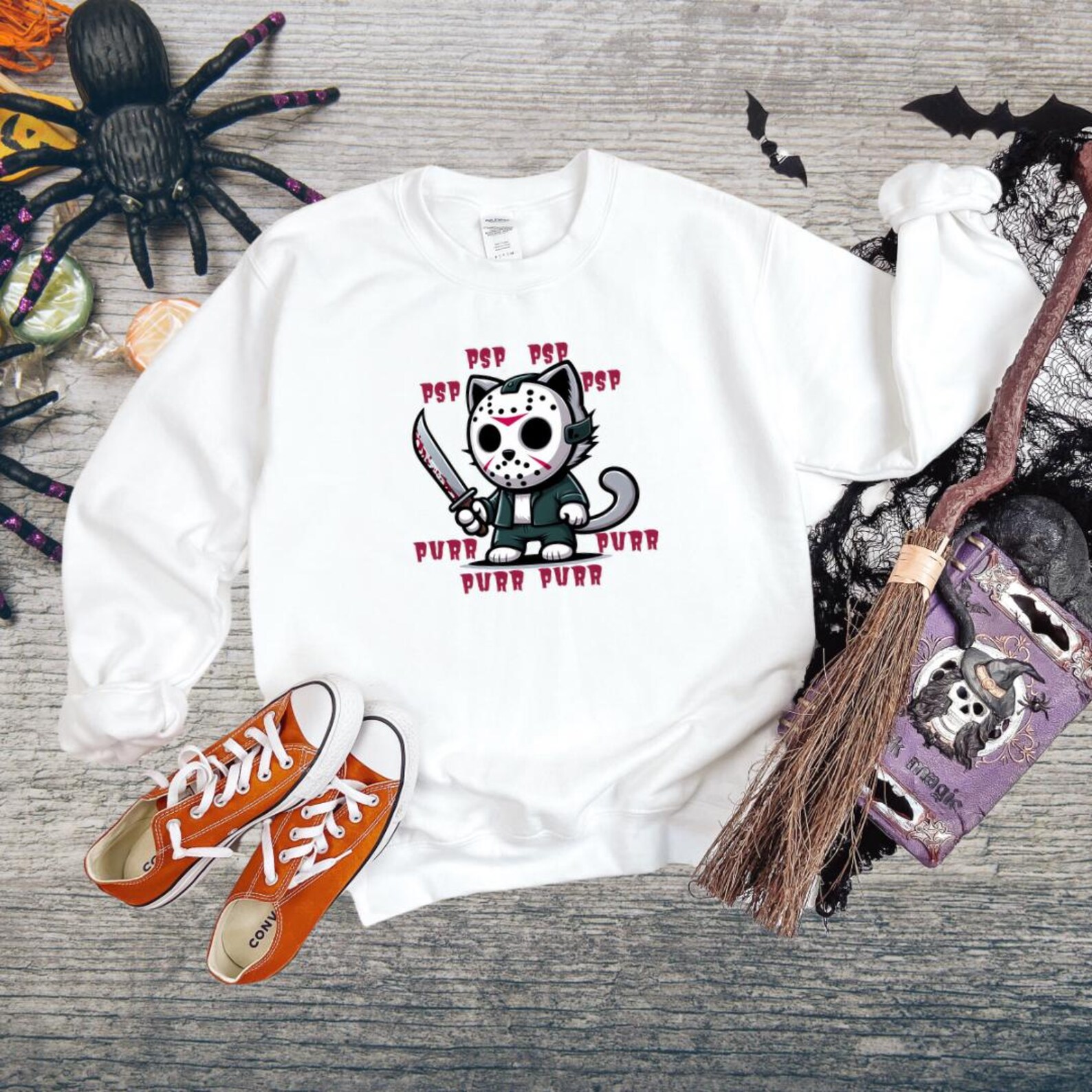 Horror Cat PNG SVG/ Horror Cat Digital File/ Halloween Cat PNG ...