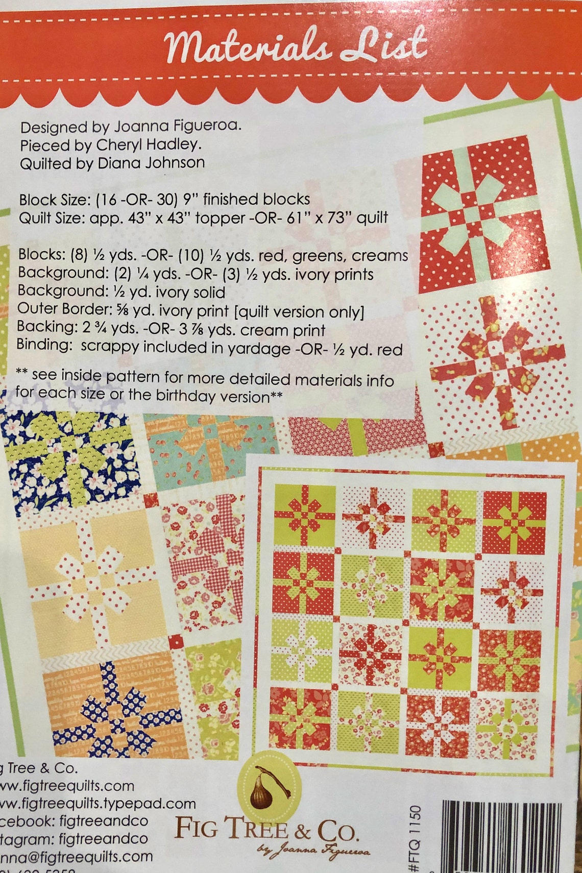 Fig Tree & Co. Christmas Quilt Patterns Bundle of 2 - Etsy Canada