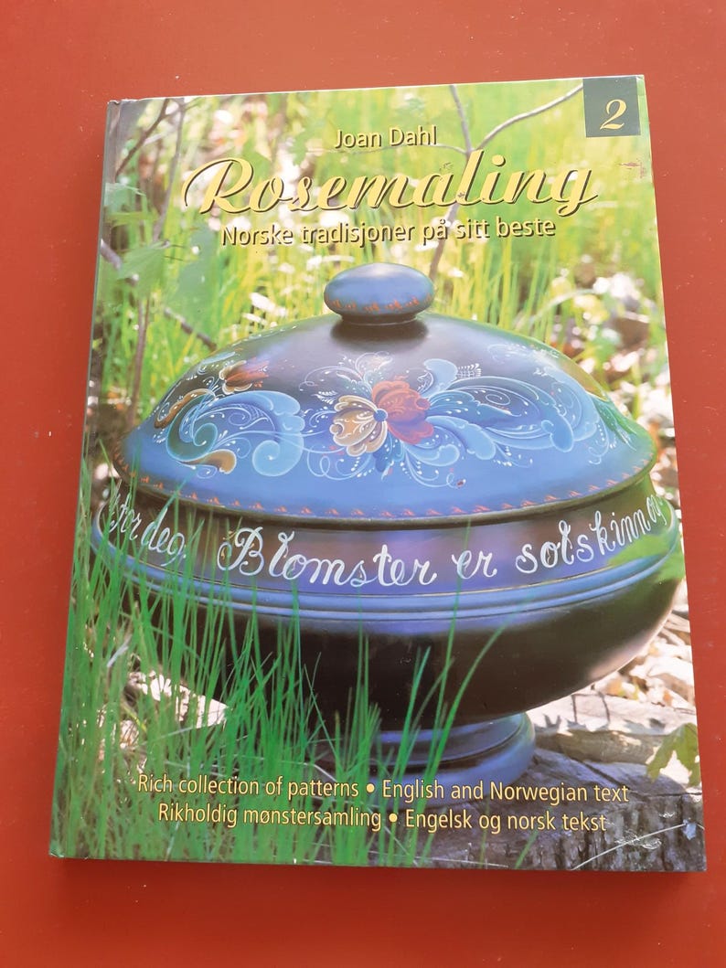 Rosemaling Book by Joan Dahl, Norwegian Folk Art Painting, English ...