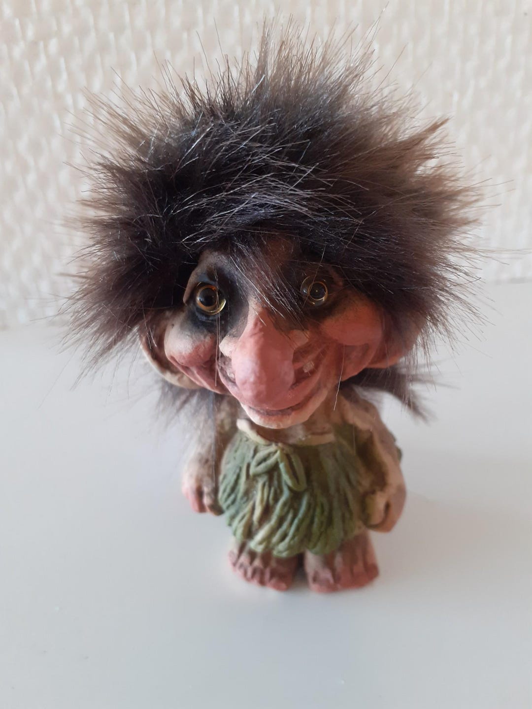 Nyform Norway Troll Girl With Skirt Trolldoll Figurine Folklore ...
