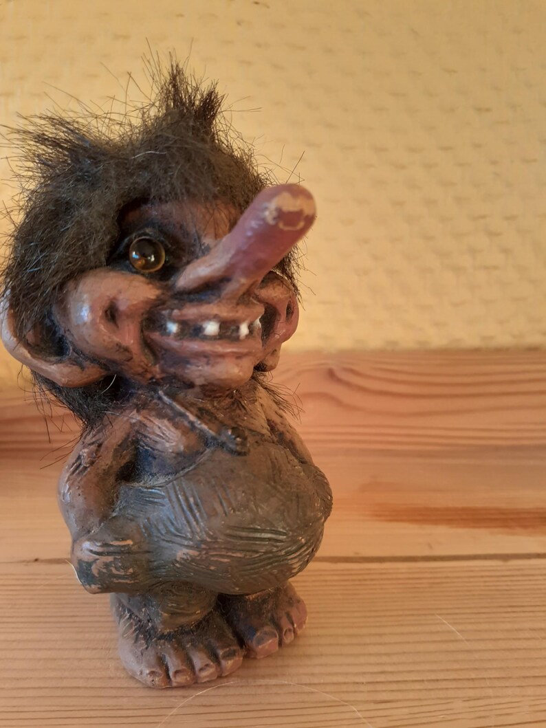 Nyform Norwegian Troll Figurine Trolldoll Small Troll Norway Souvenir ...