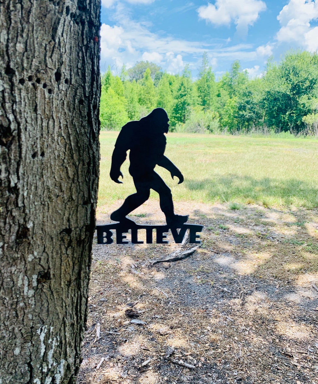 Metal Bigfoot Art/bigfoot Metal Tree Art/ Great Mothers Day Gift ...