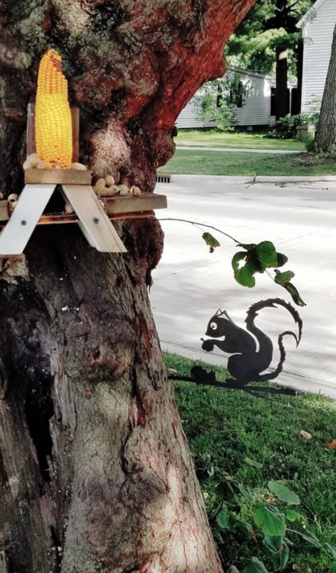 Metal Squirrel/home and Garden Decor/wedding Gift/metaltree Art/free ...