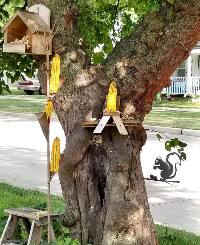 Metal Squirrel/home and Garden Decor/wedding Gift/metaltree | Etsy