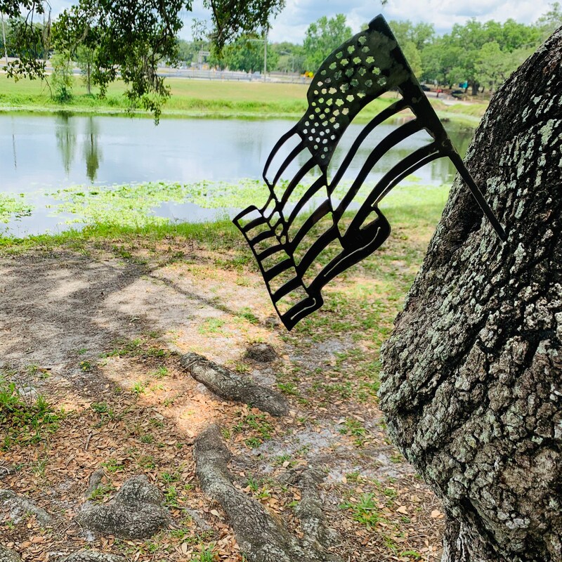 Rustic American Flag - Etsy