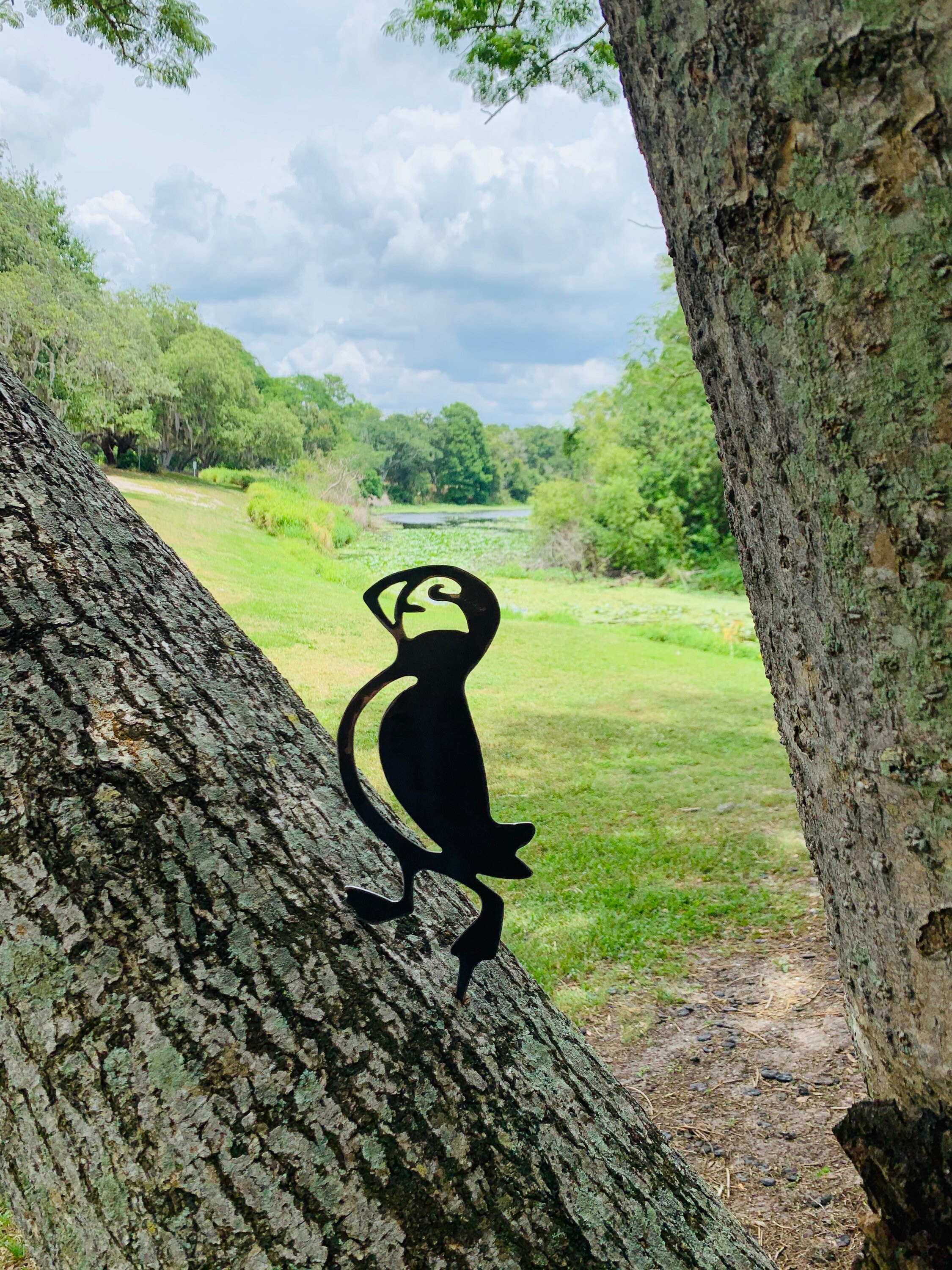 Metal Puffin/home & Garden Decor/metal Tree Art/hand - Etsy