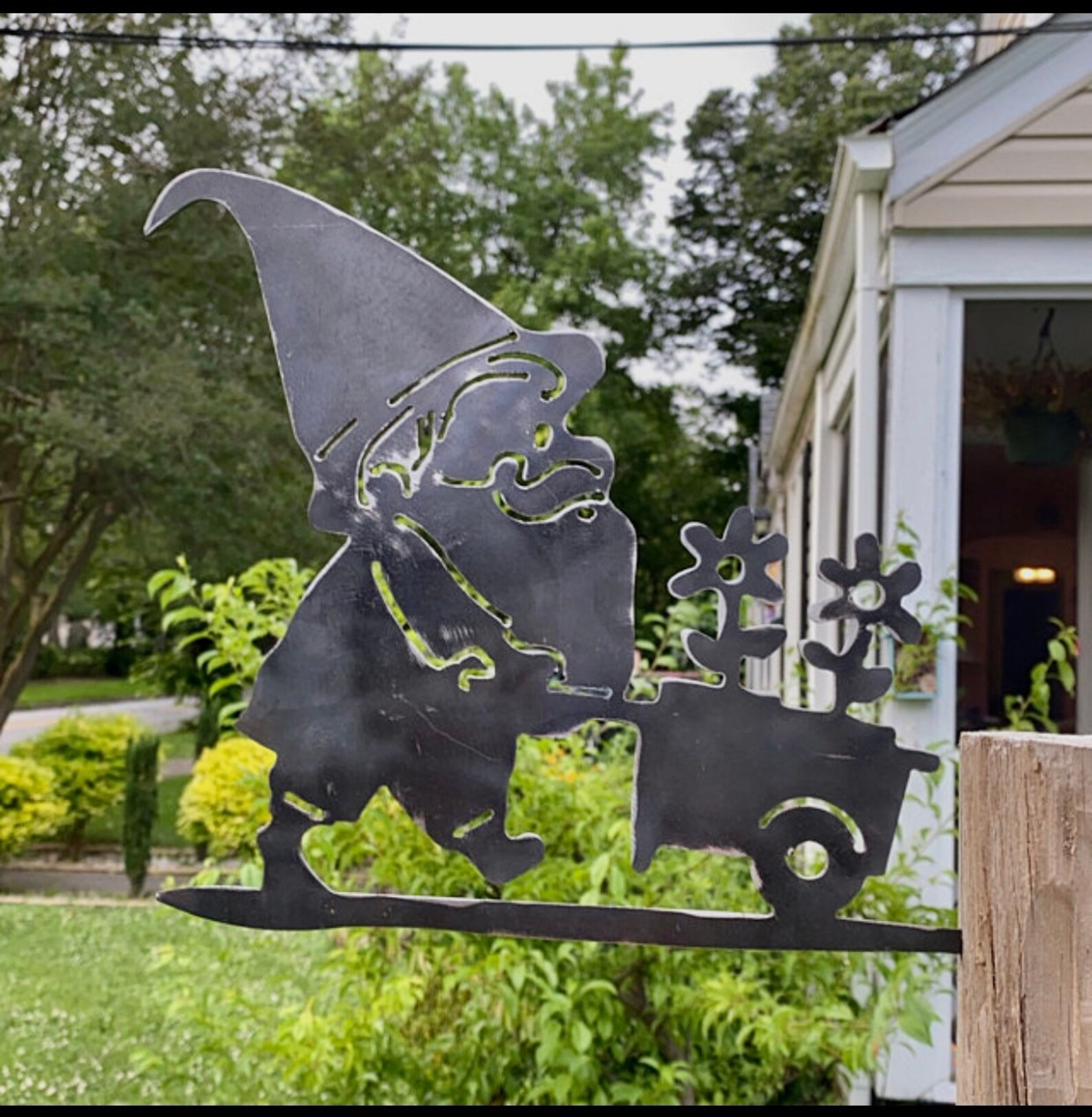 Metal Gnome/home&garden Decor/wedding Gift/metal Tree Art - Etsy