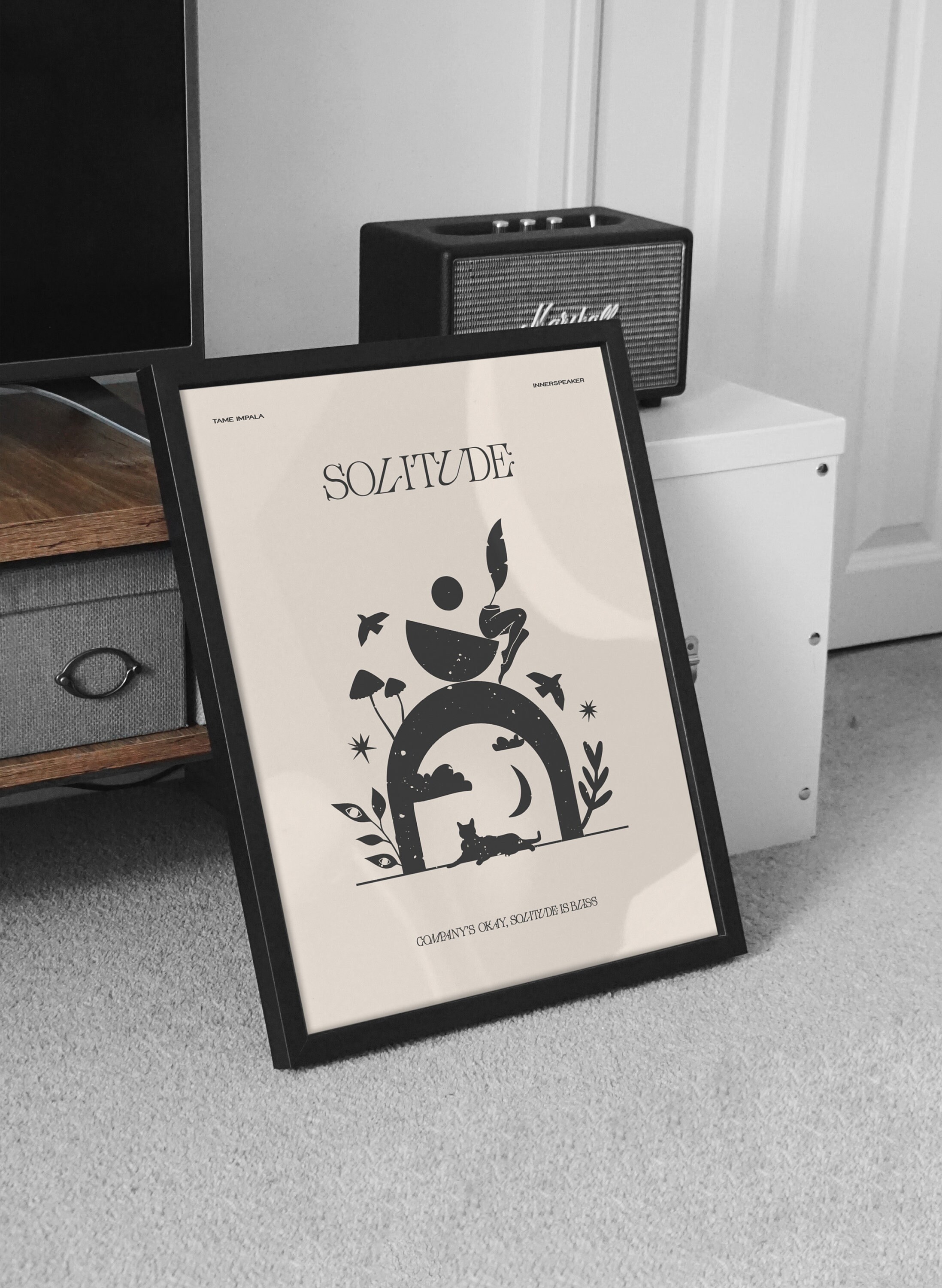 Poster Tame Impala Album Innerspeaker Solitude is Bliss - Etsy
