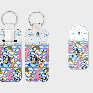 Diy Inspired Blue Heeler Dog Chapstick Lip Balm Holder Keychain Print ...