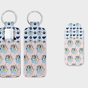 Diy Inspired Blue Heeler Dog Chapstick Lip Balm Holder Keychain Print ...
