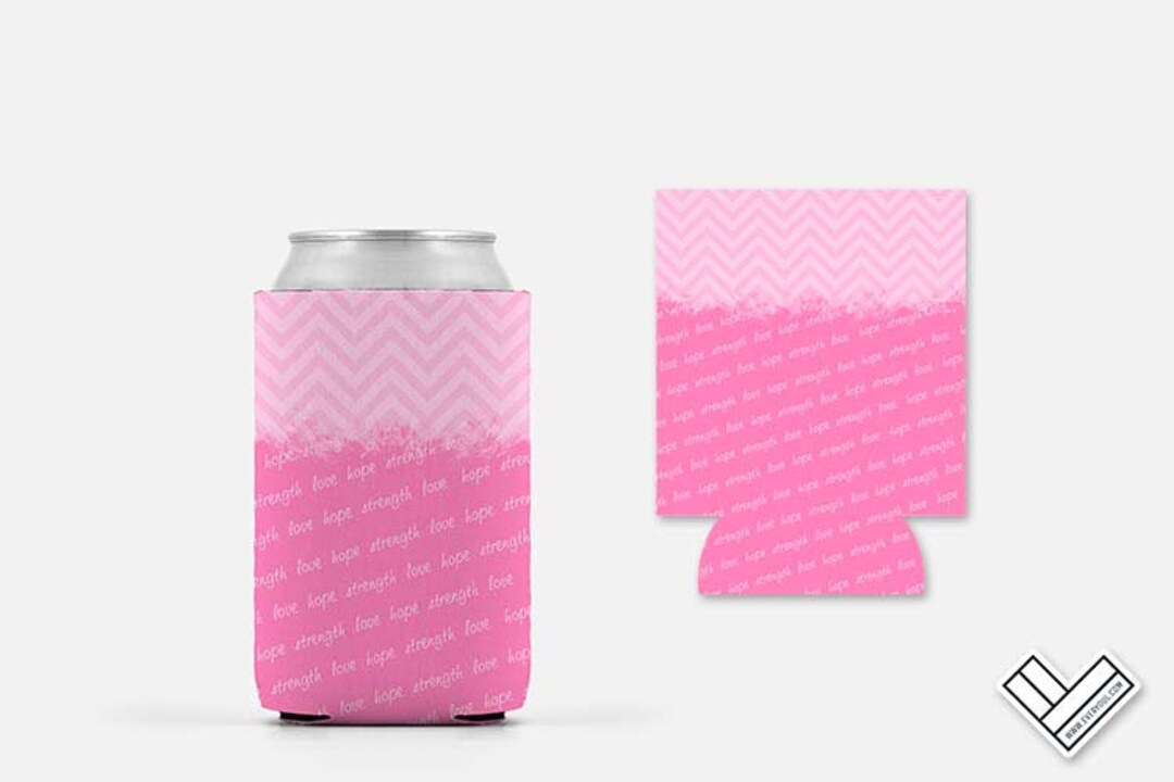 Diy Awareness Pink Courage 1011 Standard 12 Oz. Can Sublimation Print ...