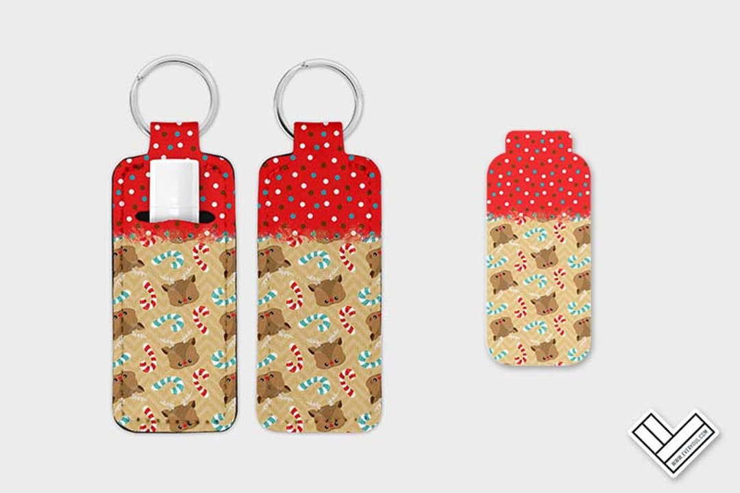 Diy Christmas Treats 0111 Chapstick Lip Balm Holder Keychain Print ...