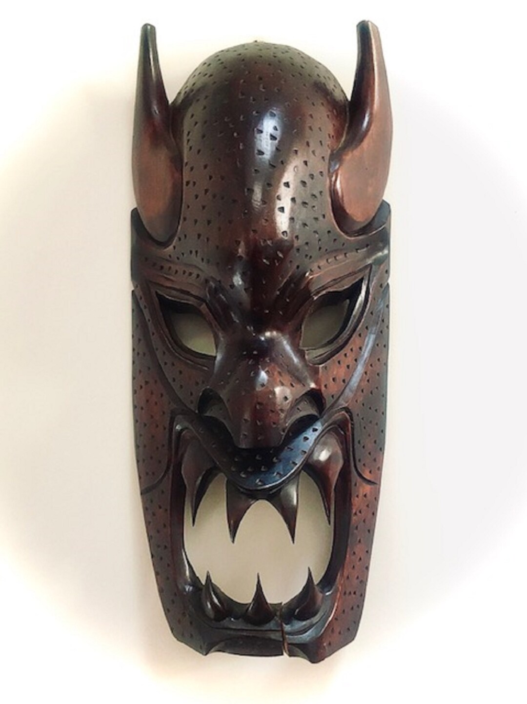 Filipino Bukanawa Dragon Hand Carved Wood Tribe Tribal Devil Mask ...