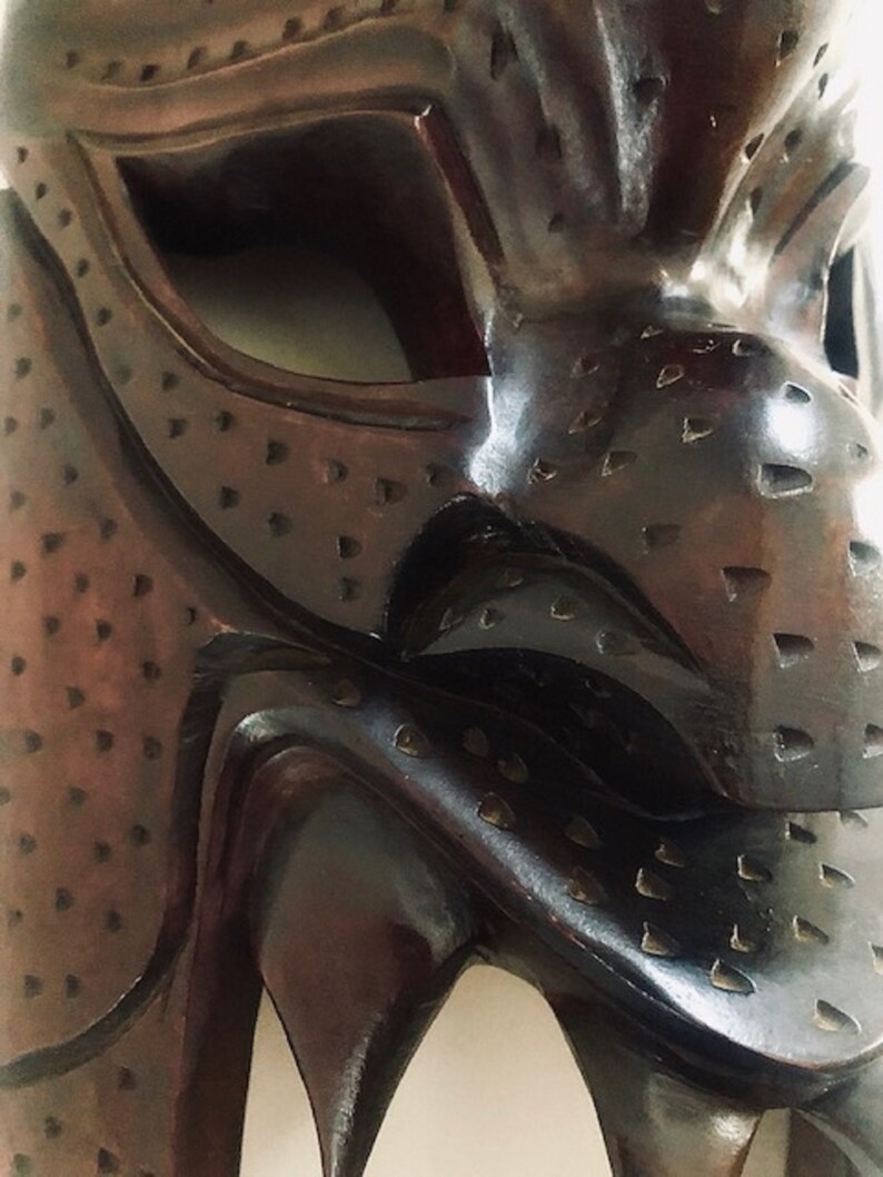 Filipino Bukanawa Dragon Hand Carved Wood Tribe Tribal Devil Mask ...