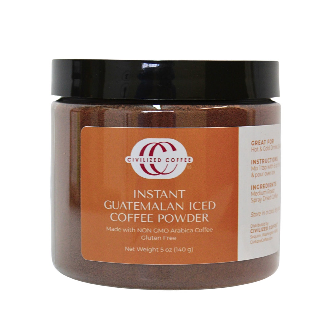 Instant Guatemalan Iced Coffee Powder (5oz) - Etsy