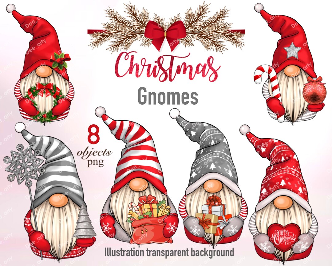Christmas Gnomes Png, Gnome Design, Christmas Gnomes Clipart, Gnomes ...
