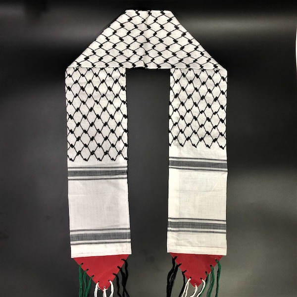 Palestine Black Scarf - Etsy