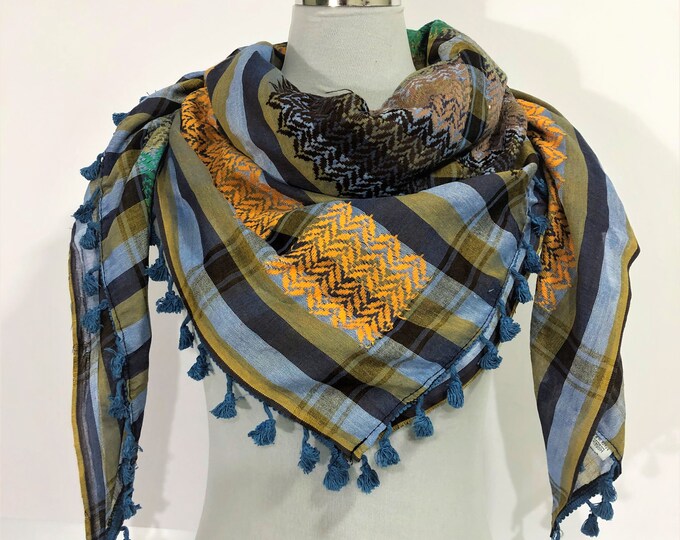 Shemagh Keffiyeh Arab Scarf Palestine Bethlehem Kufiya Arafat Hatta ...