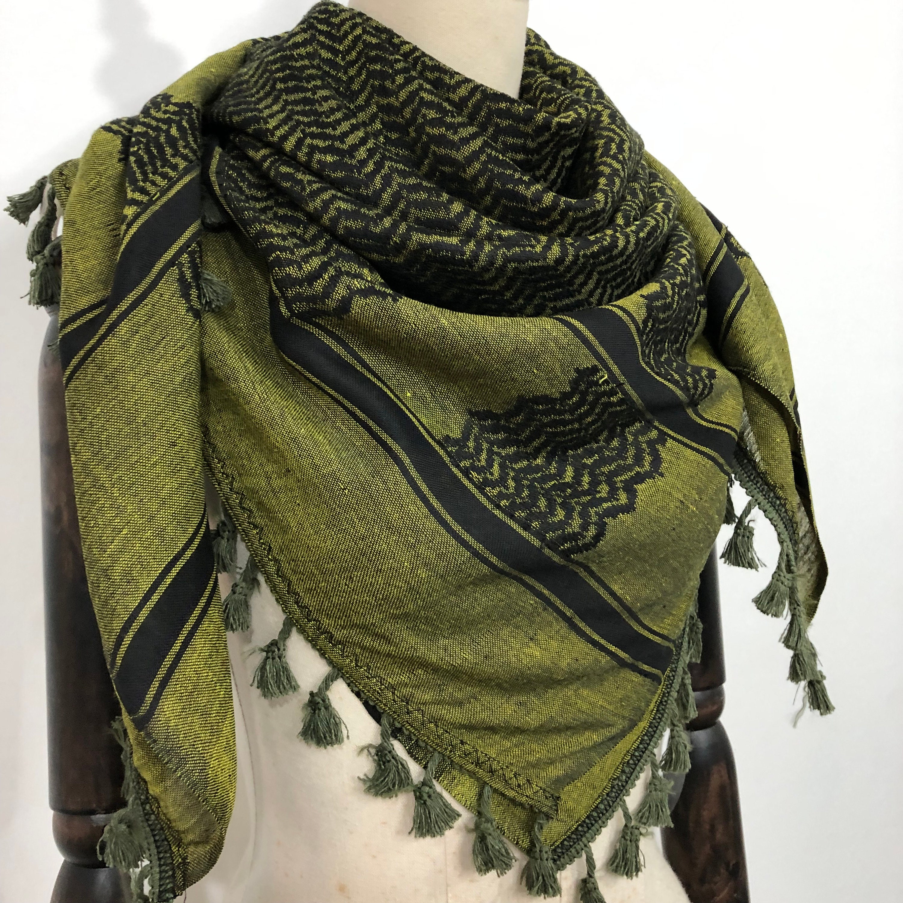 Shemagh Keffiyeh Arab Scarf Palestine Mar Saba Kufiya Arafat - Etsy