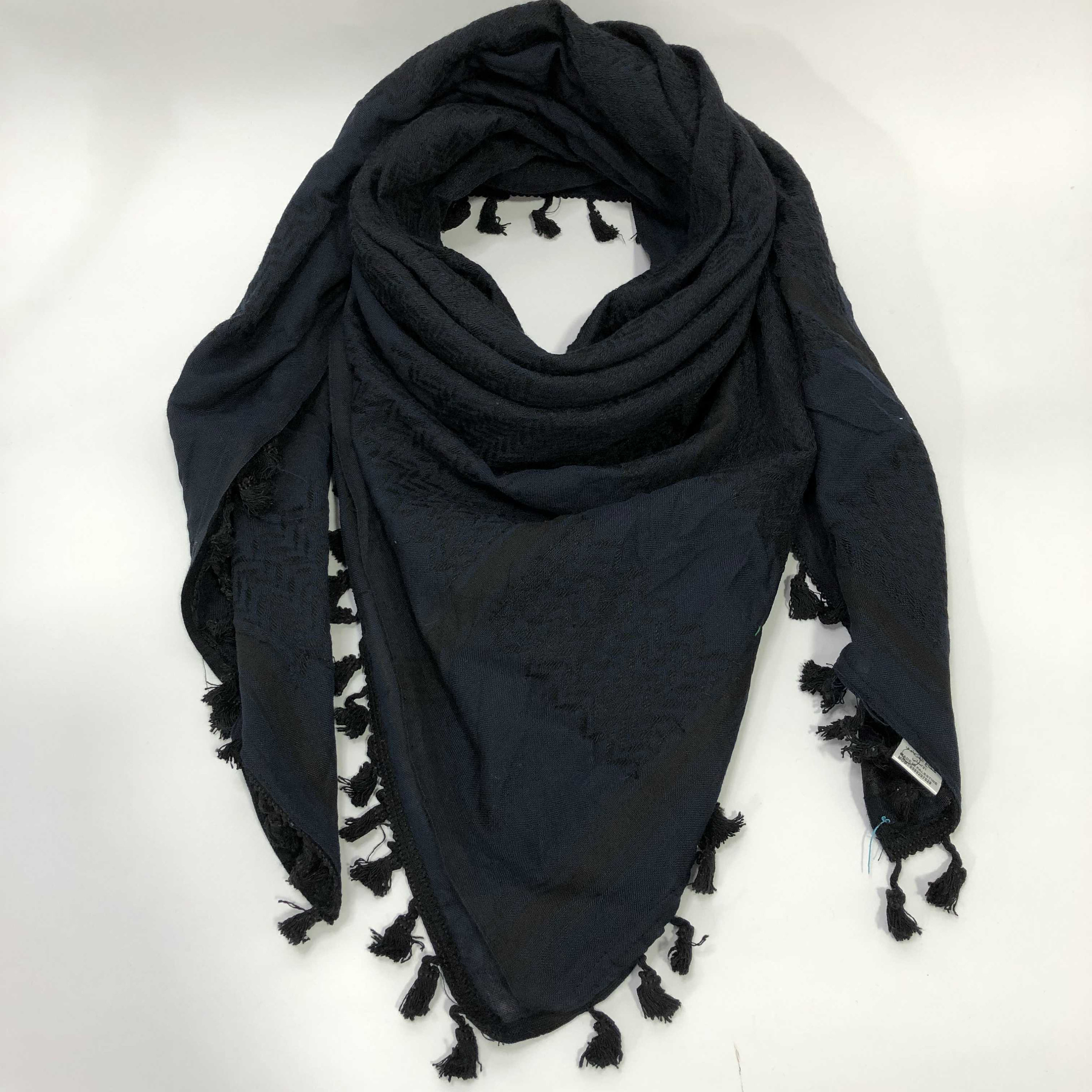 Shemagh Keffiyeh Arab Scarf Palestine Navy Blue Kufiya Arafat - Etsy Canada