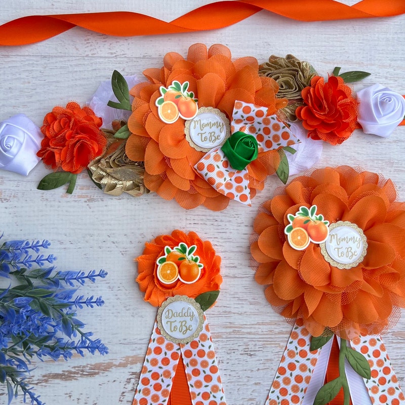 Orange Sash - Etsy