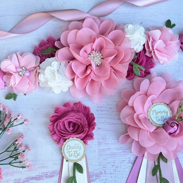 Floral Bridal Sash - Etsy