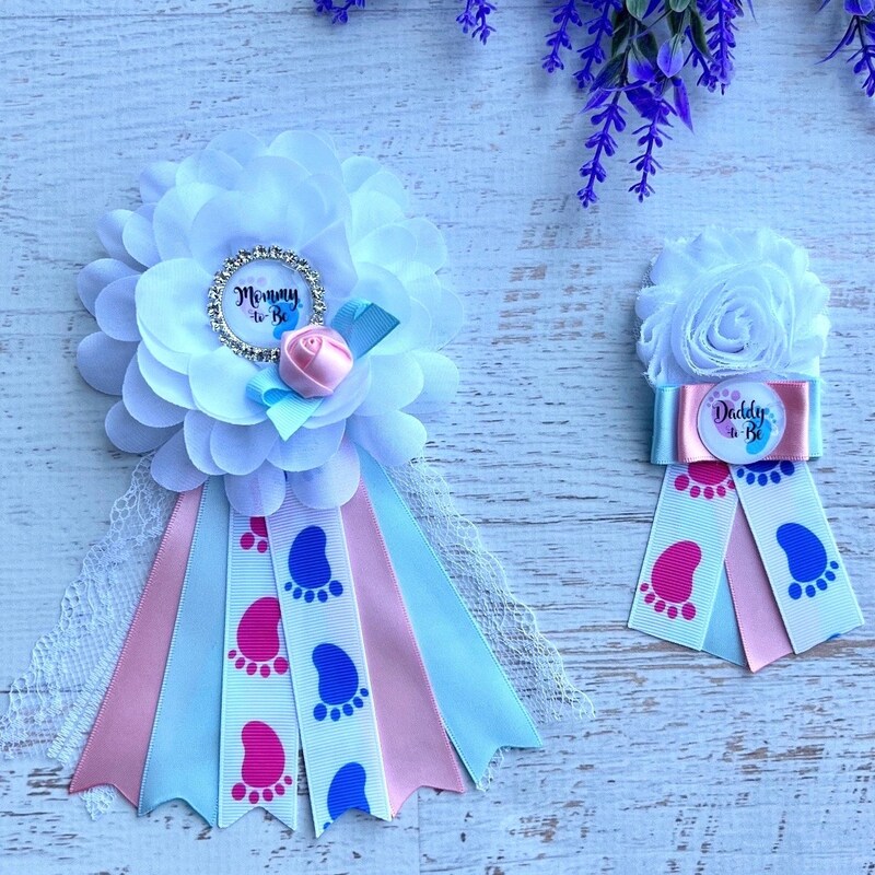 Gender Reveal Pins Etsy