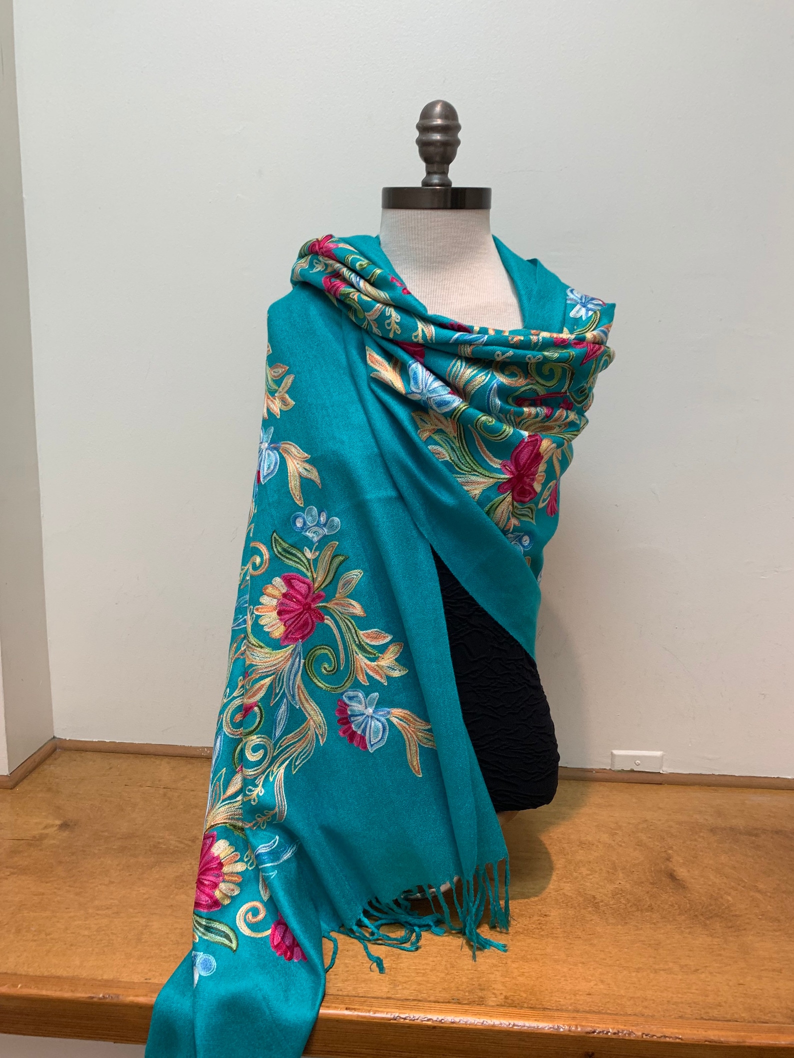 MEXICAN EMBROIDERED SCARF - Etsy