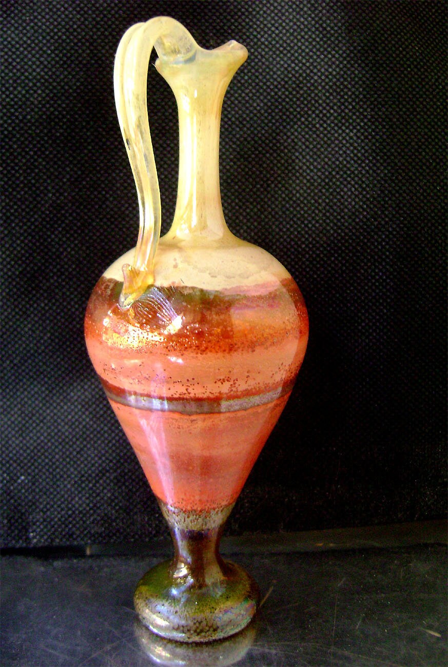 Art Nouveau Loetz Diana Cisele Miniature Pitcher Ewer - Etsy